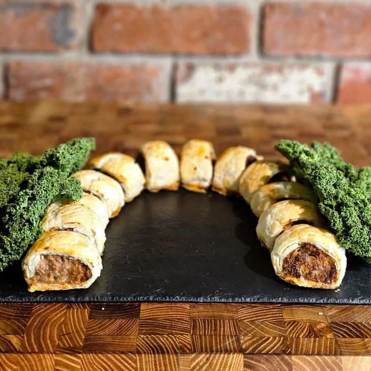 Buffet Pork Sausage Rolls – Marshall's Farm Shop